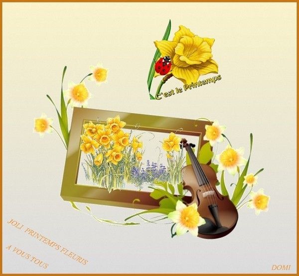 C'EST AUJOURD'HUI LE PRINTEMPS