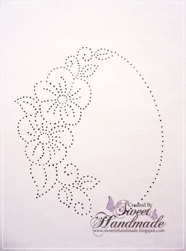 Broderie Sur Carte